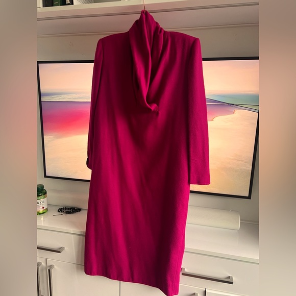 Gucci | Dresses | Gucci Gg Woolrabbit Hair Silk Blend Midi Dress Pink ...